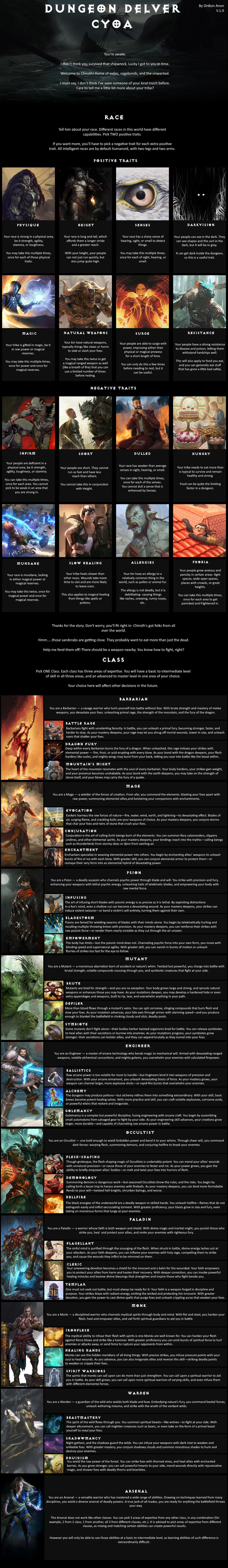 cyoa: cyoa: Create Your Own Adventures!