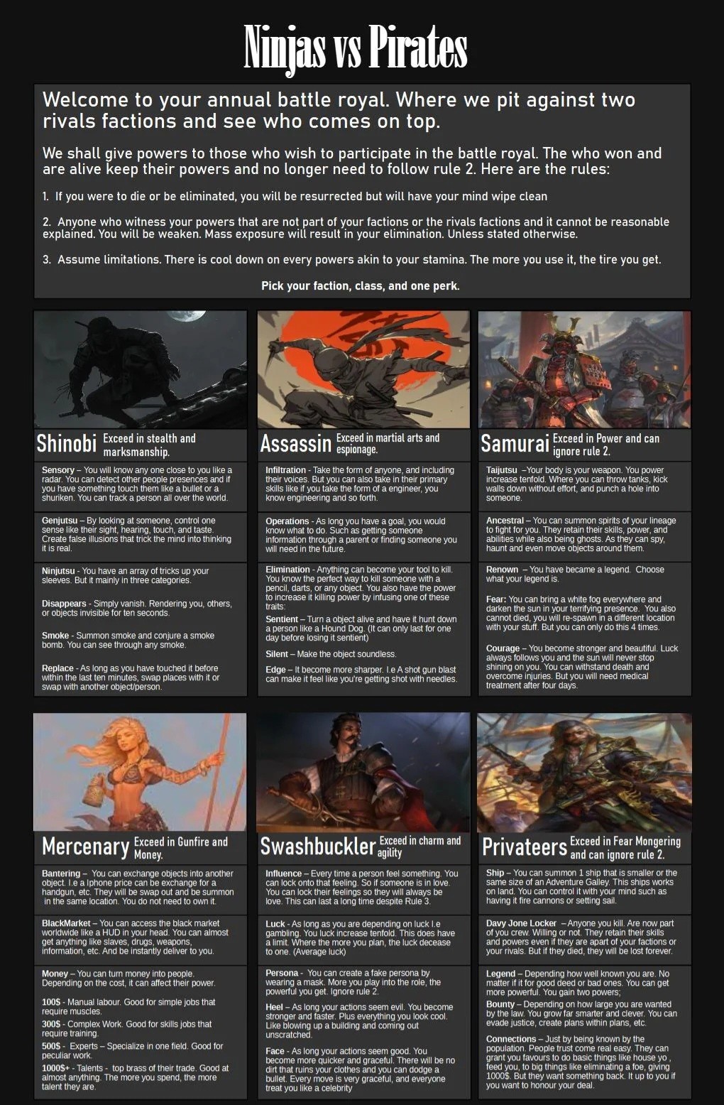 cyoa: cyoa: Create Your Own Adventures!