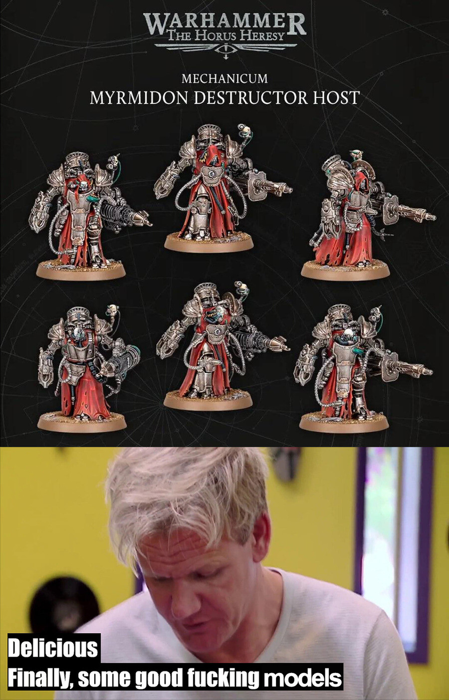 The mogging of HH Admech over 40k Admech will continue